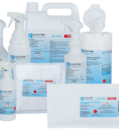 QUANTUMTEC CLEANROOM DISINFECTANTS - SePro